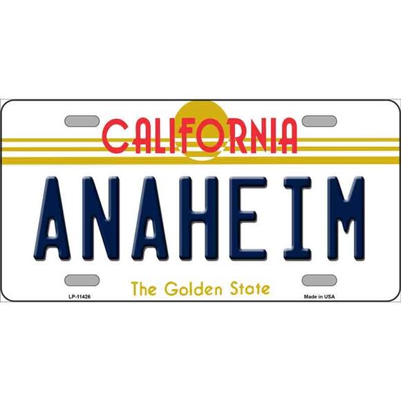 Unbranded | Wall Decor | Anaheim California License Plate State ...